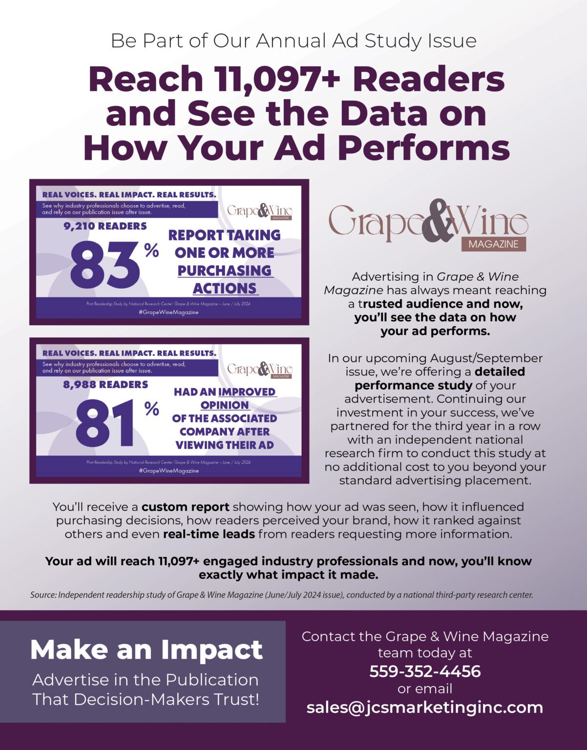 Grape & Wine Magazine - Media Kit | Media Kit